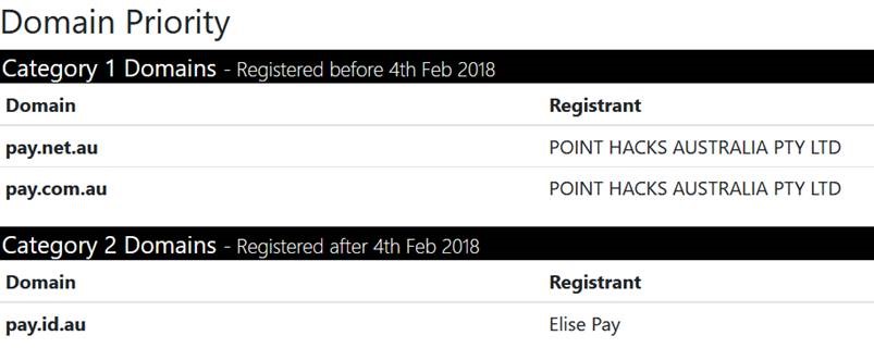 Priority Pay – Domainer
